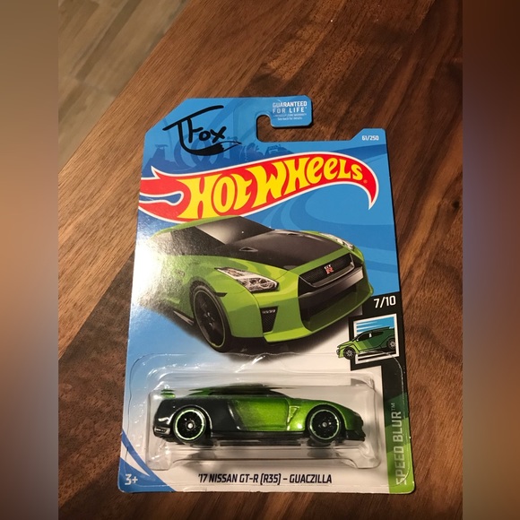 Hot Wheels | Toys | Hot Wheels 29 Speed Blur T Fox 17 Nissan Gtr R35 ...